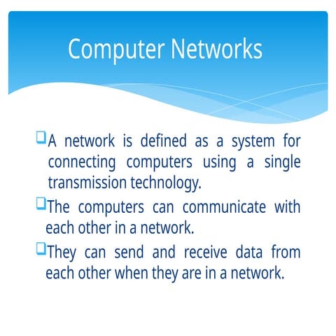 Basic Networking Concepts | PPTX