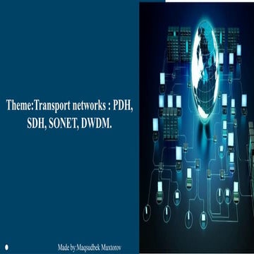 Computer Networks PDH,SDH,Sonegt,DWDMI1.pptx