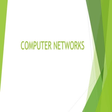 computer network basics | PPT