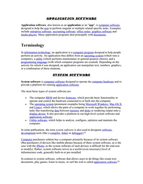 Basic Computer Computer notes | DOCX