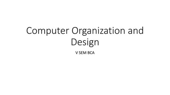 Unit 3 - Computer Organization .pdf