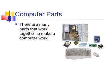 Basic Parts Of Computer Hardware