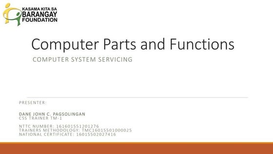 Parts of System Unit | PPTX