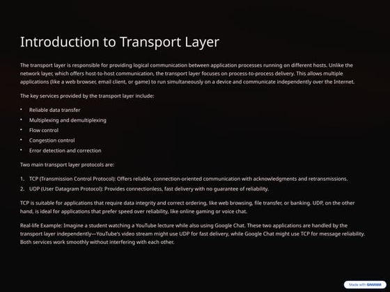 A Protocol Using Go-Back-N.pptx Acknowledgment: The receiver sends an acknowledgment (ACK ...