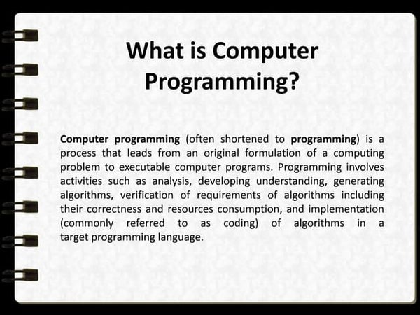 Basic Computer Programming | Ppt