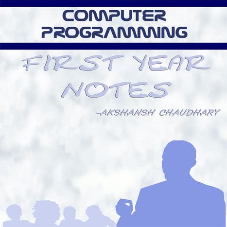 Computer programming Notes | PDF