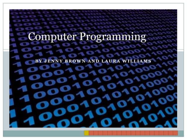 Computer Programming Project 15sec | Ppt