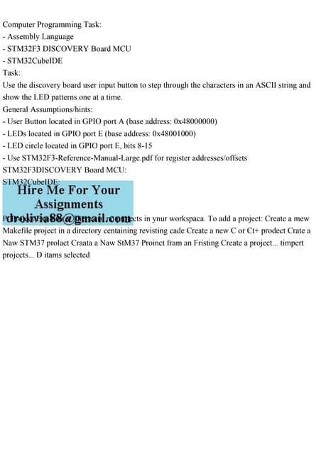 Computer Programming Task- Assembly Language- STM32F3 DISCOVERY.pdf Computer Programming Task- Assembly Language- STM32F3 DISCOVERY.pdf
