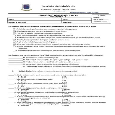 Computer qa1.2 2019 | DOCX