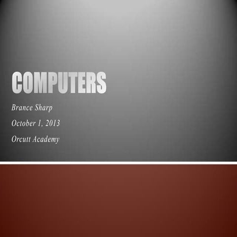 Computers | PPTX