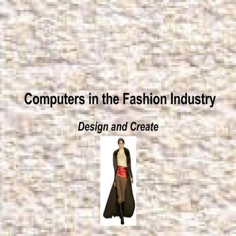 Computers In The Fashion Industry | PPT | Women\'s Outerwear | Women\'s ...