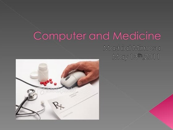 Computer Applications in Health Care | PPT