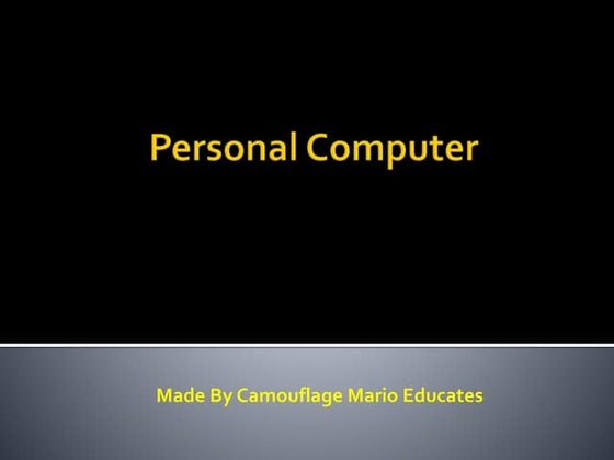 Computer meanings | PPT