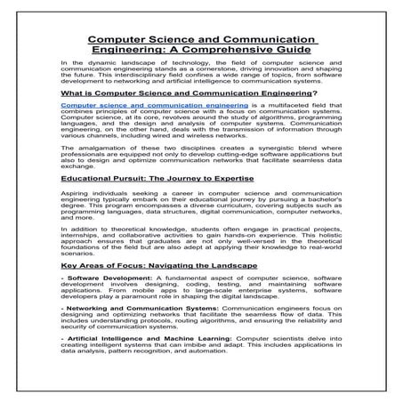 Computer Science and Communication Engineering - A Comprehensive Guide.pdf