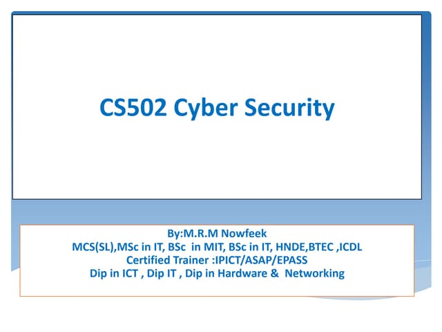 computer security .ppt computer security .ppt