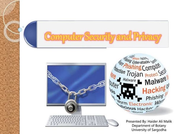 Computer Security And Privacy