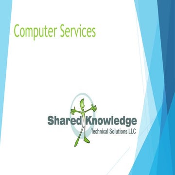 Computer services slideshare slideshow | PPTX