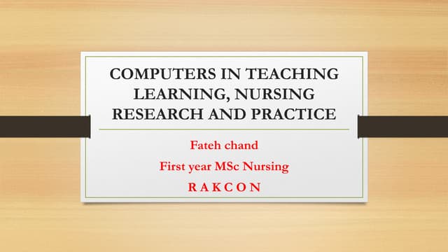 Role of computers in research | PDF