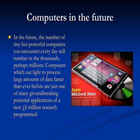 Computers In The Future | PPT