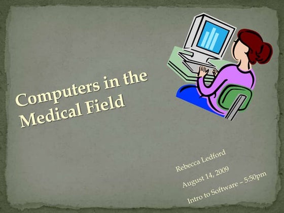 Computer Applications in Health Care | PPT