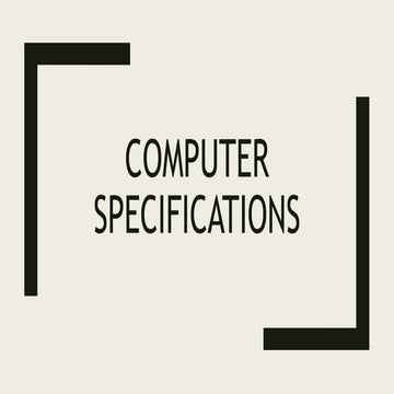 Computer specifications.ppsx