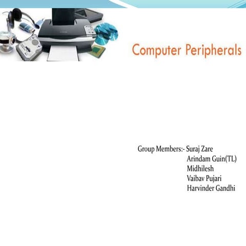 Computers & peripherals sector | PPTX