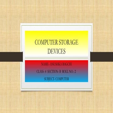 COMPUTER STORAGE DEVICES......................pptx