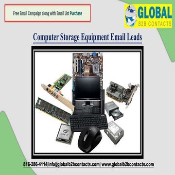 Computer storage equipment email leads | PPT