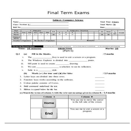 Computer studies 4 | PDF