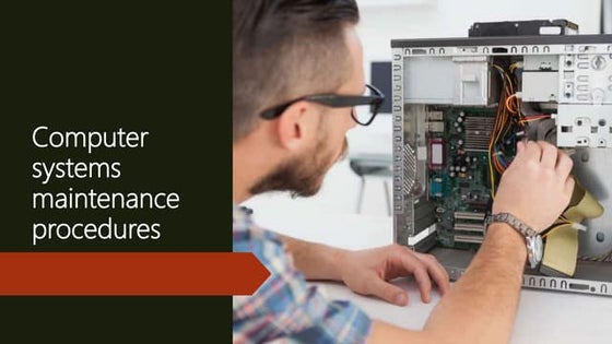 Maintain Computer Systems and Network.ppt