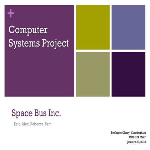Computer systems presentation | PPT