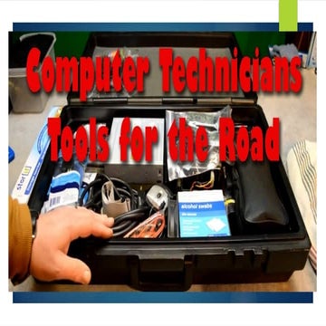 COMPUTER TECHNICIAN TOOLKIT - Version111 | PPTX