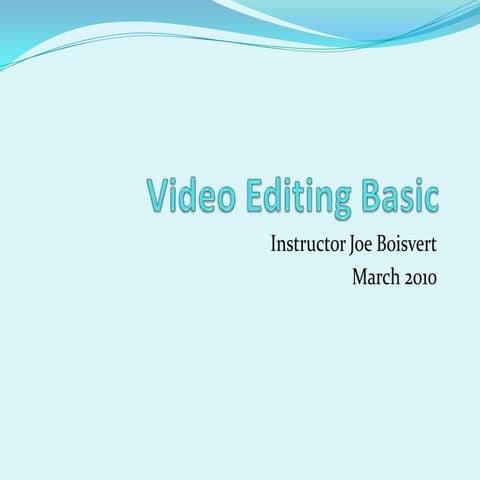 Computer Technology Class 7 Movie Editing | PPTX | Video Software ...