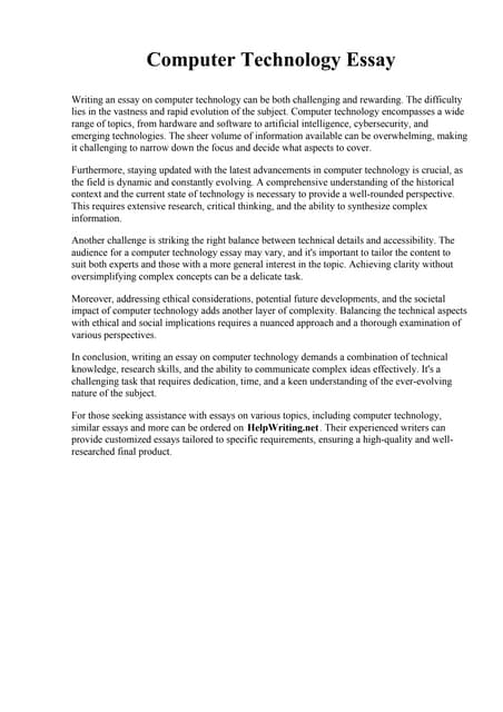 Essay On Networking.pdf Essay On Networking.pdf