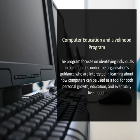 Community-Driven Computer Training Overview | PPT