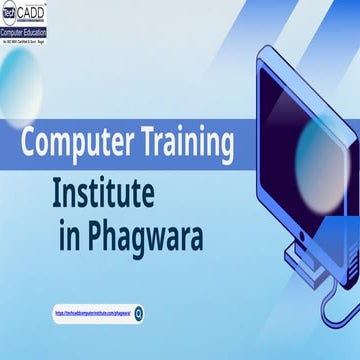 Computer Training Institute In Phagwara | PPTX