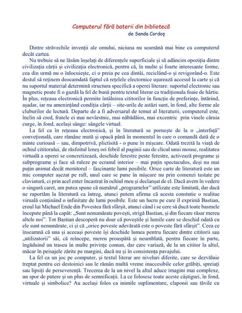 „Uliul și găinile” de Grigore Alexandrescu | PDF