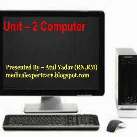 Computer unit 2 | PPTX