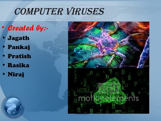 Computer Virus powerpoint presentation | PPTX