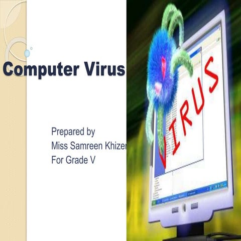 Computer Virus powerpoint presentation