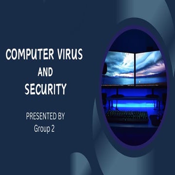 computer viruses and security and preventive measures | PDF