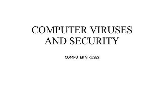COMPUTER VIRUS-WPS Office.pptx | Antivirus Software | Computer Software and Applications