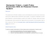 Computer vision – light poles inspection with ai powered vision system ...