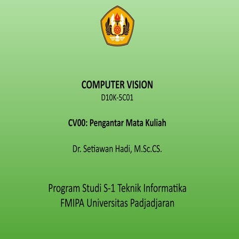 COMPUTER VISION_Pengantar Mata Kuliah.pptx