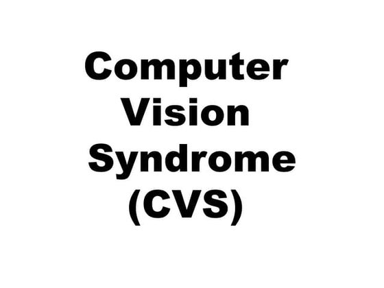 Protect your eyes from the computer screen | PPTX