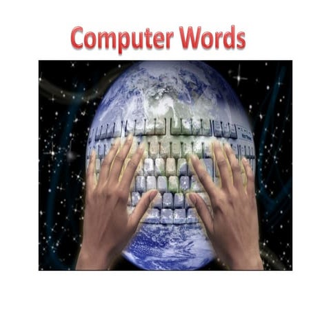Computer words | PPT