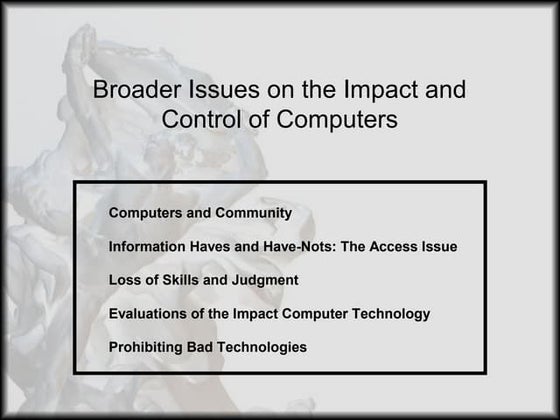 Positive and Negative Impacts of Computer | DOCX
