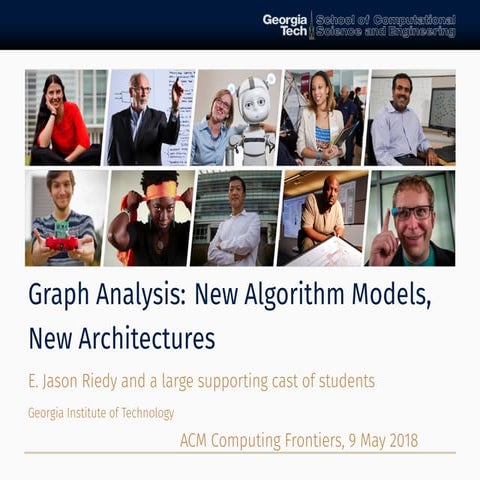 Graph Analysis New Algorithm Models New Architectures Ppt 9730