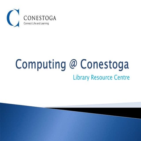 Computing@Conestoga | PPTX