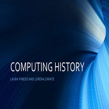 Computing history | PPTX